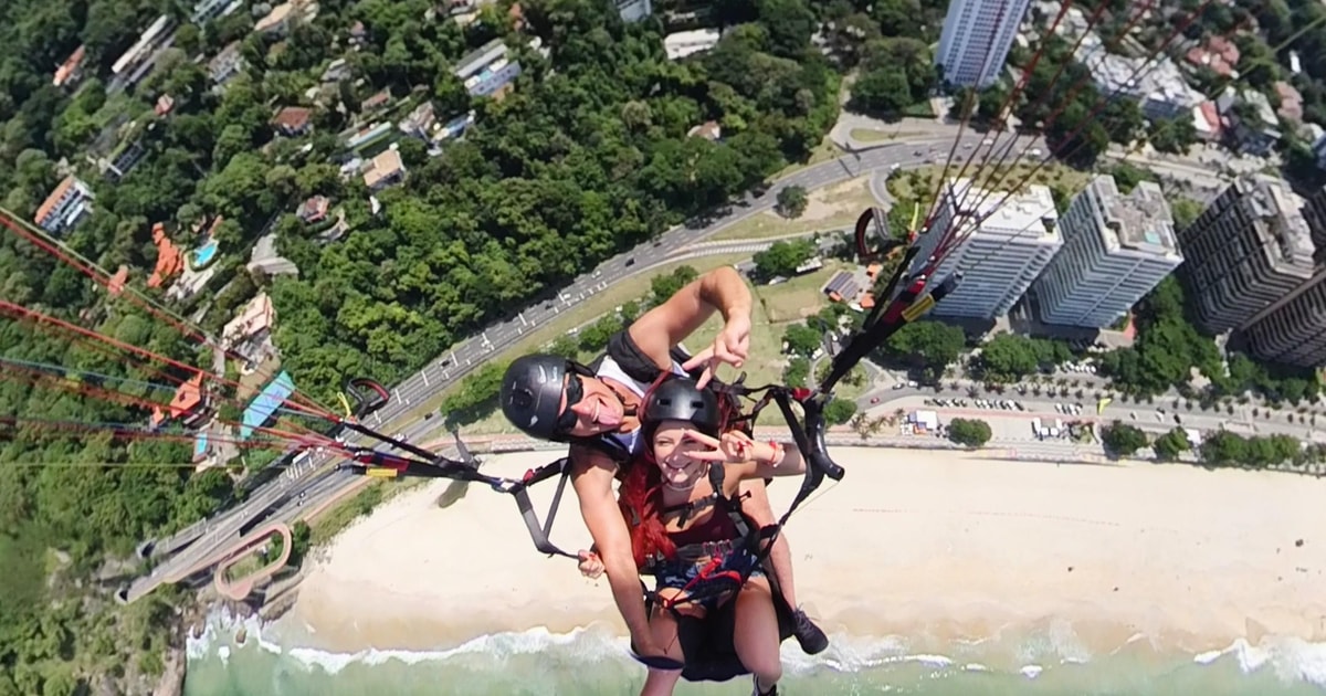 Rio de Janeiro : Paragliding Tandemflygningar över Rio | GetYourGuide