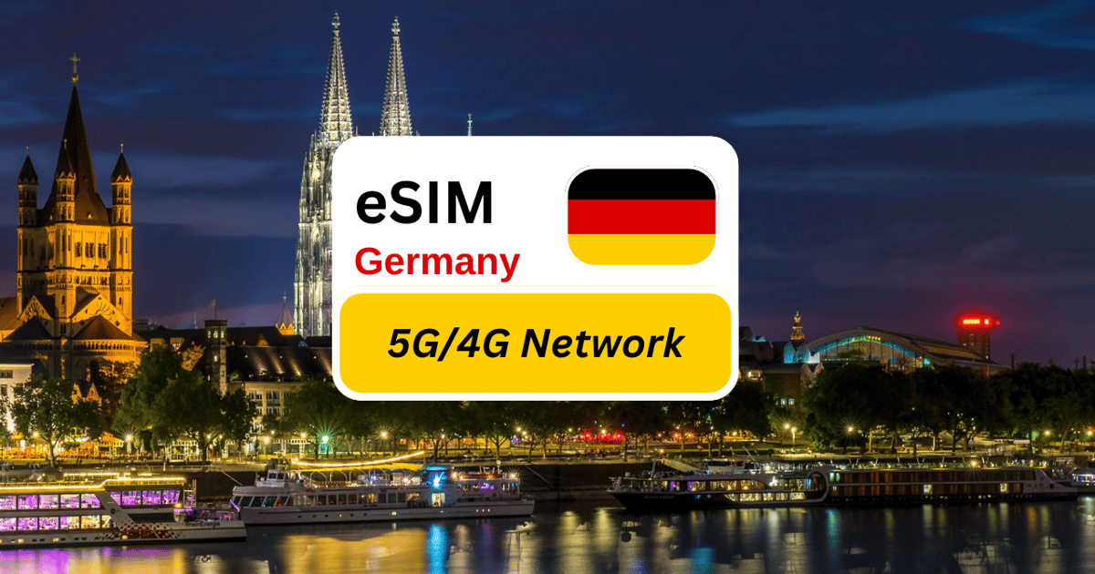 Cologne: Germany eSIM Data Plans with 1GB to 20GB Option | GetYourGuide