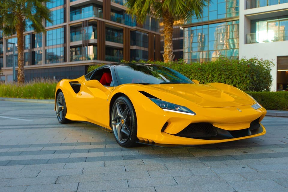 Dubai: Ferrari F8 Tributo 2022 One Day Self Drive | GetYourGuide