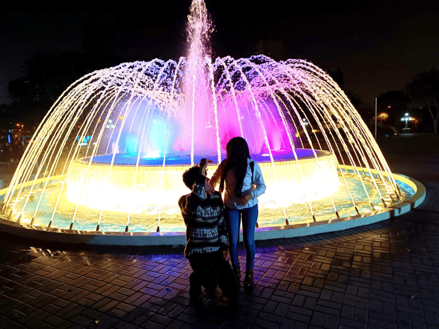 Lima: Magic Water Circuit Light Show Tour with Pickup | GetYourGuide