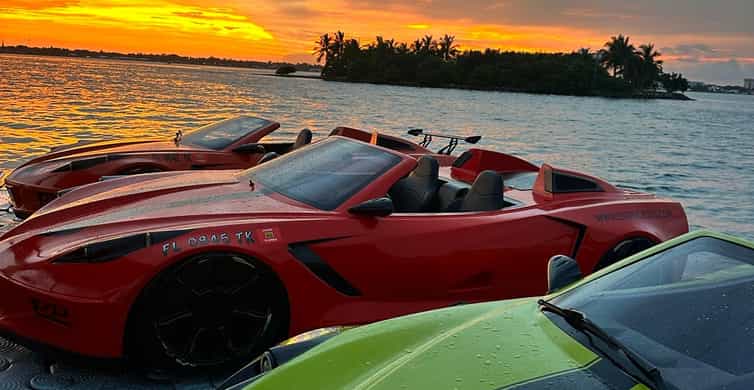 Miami: Water Jet Car Rental with Bluetooth Music | GetYourGuide