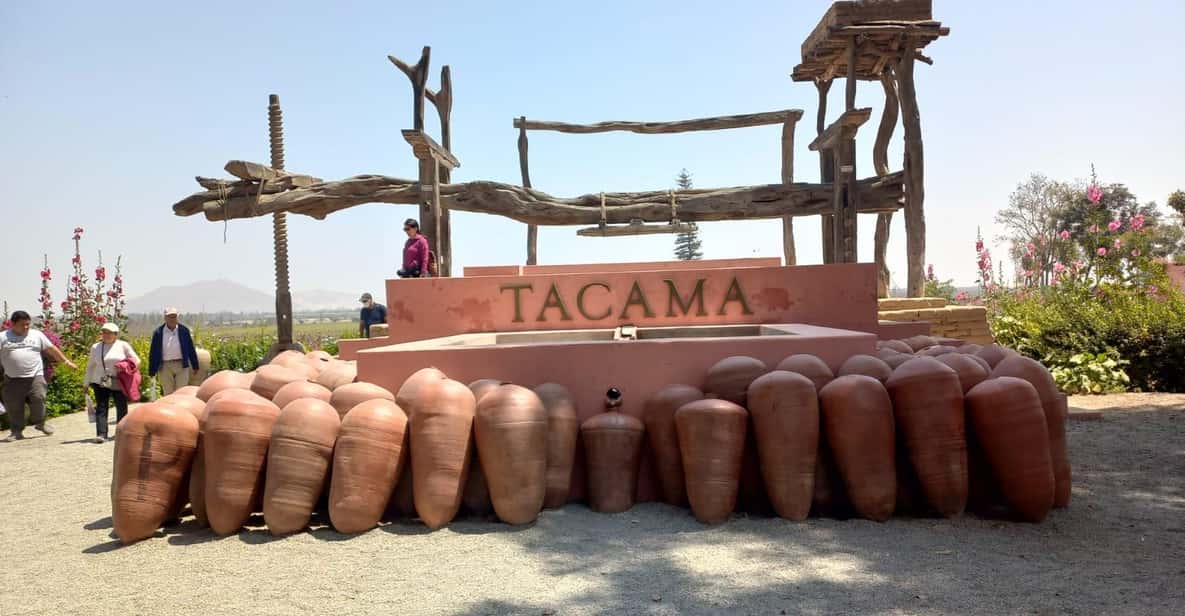 From Ica or Huacachina: Tour to Tacama Vineyard and Artisanal Winery ...
