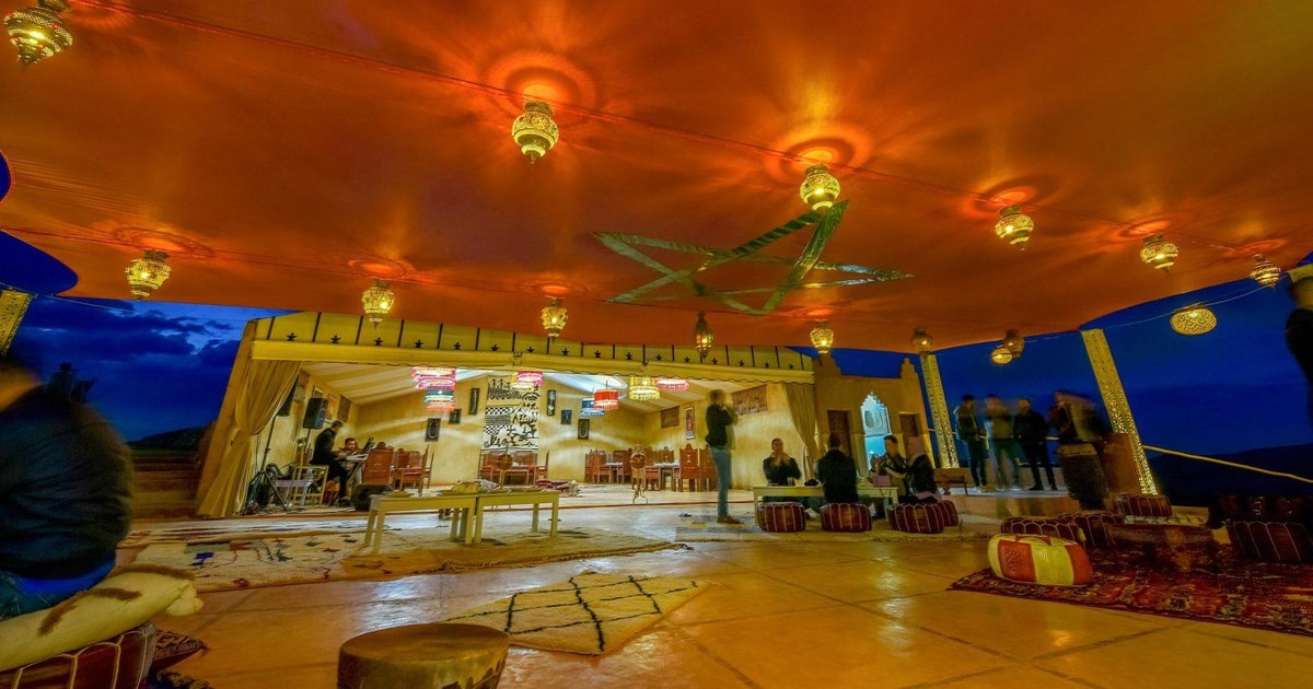 From Marrakech : Diner in Agafay Desert with Music show | GetYourGuide