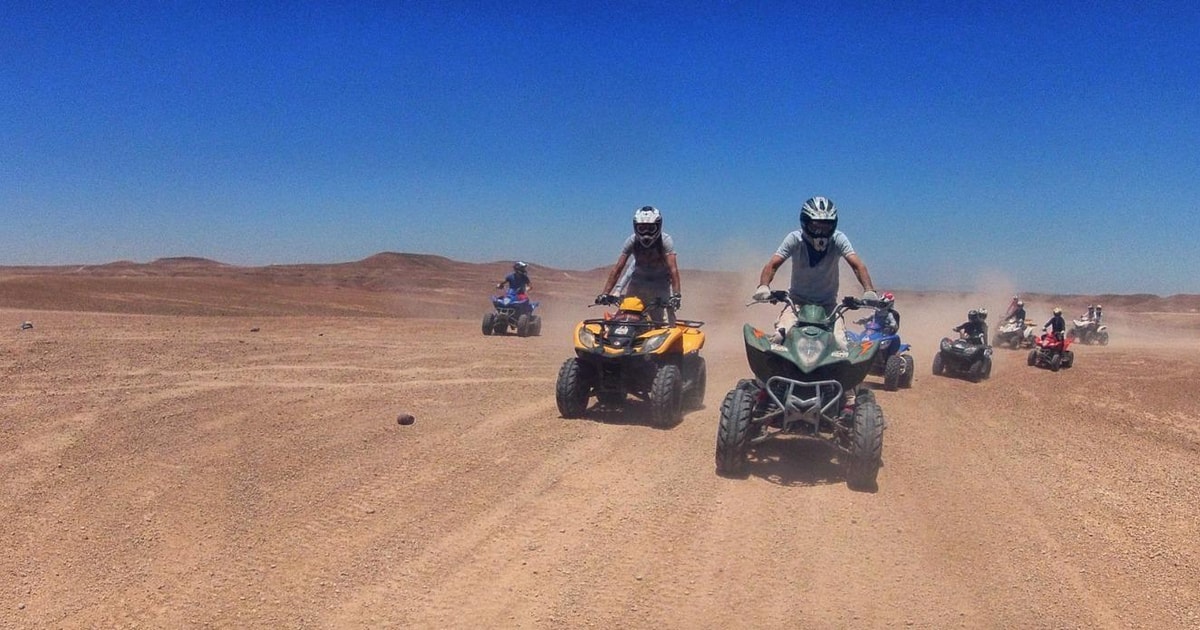 Aufregendes Abenteuer: 2 Stunden Quad-Biking in der Agafay-Wüste ...