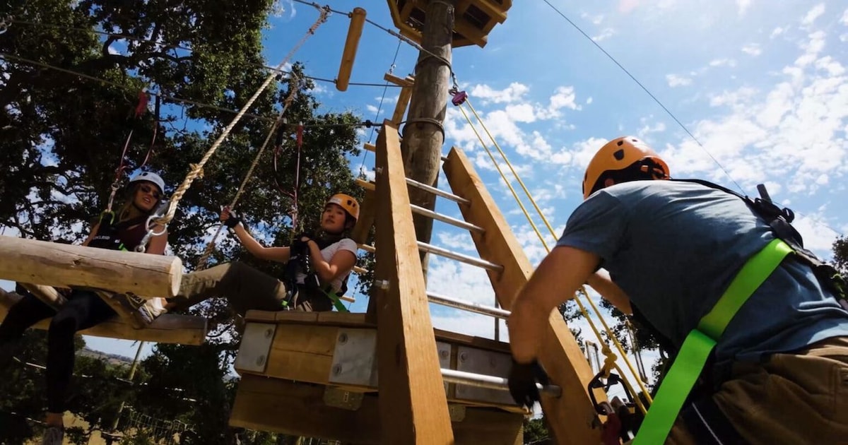 Santa Barbara: High Ropes Adventure Course | GetYourGuide