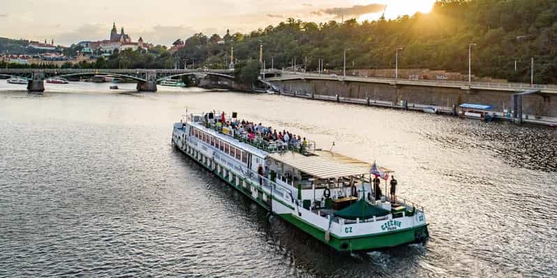 Prague: Vltava River Evening Dinner Cruise | GetYourGuide