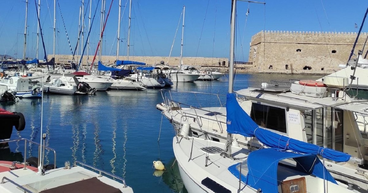 Semi-Private Heraklion Secret Beaches & Hidden Caves Sailing | GetYourGuide