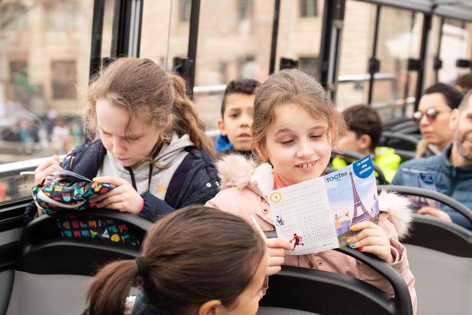Paris: Tootbus Kids Bus Tour Experience | GetYourGuide