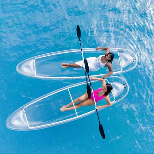 Zanzibar: Transparent Kayak and Drone (with Pickup Included) | GetYourGuide