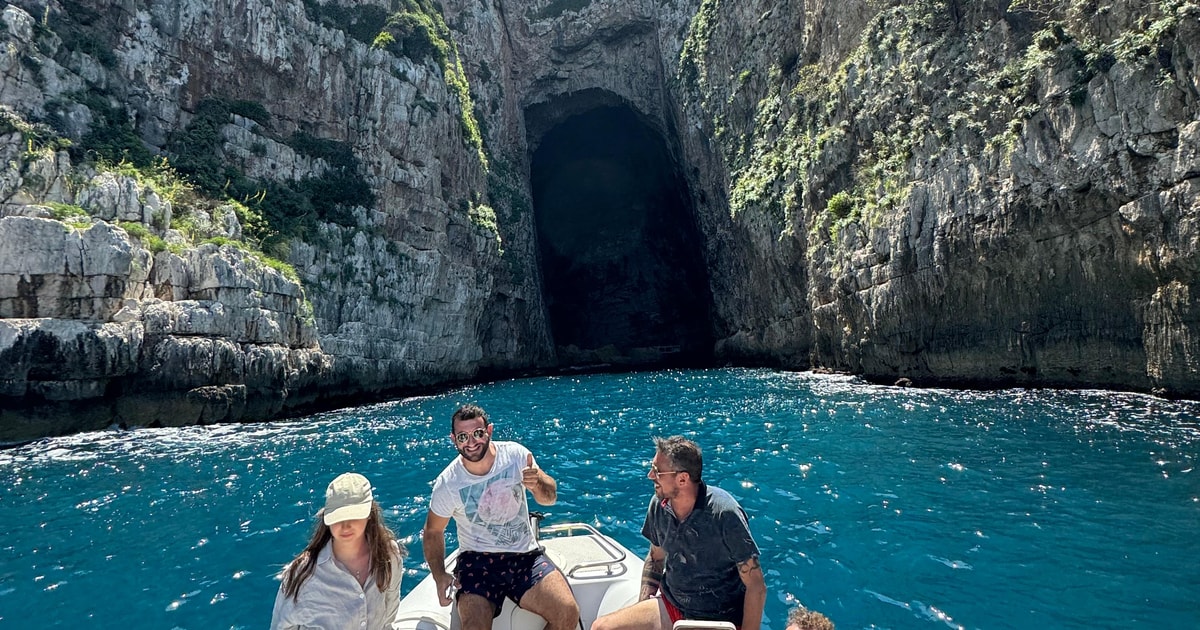 Vlorë: Sazan Island, Haxhi Ali Cave, and Karaburun Boat Tour | GetYourGuide