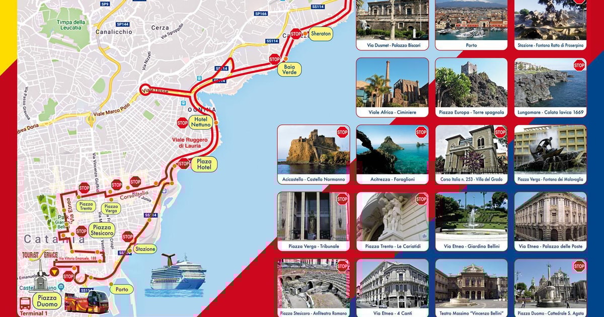 Hop on hop off bus Catania-Acicastello-Acitrezza | GetYourGuide