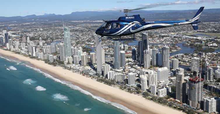 Gold Coast: Sea World and Broadwater Scenic Helicopter Tour | GetYourGuide