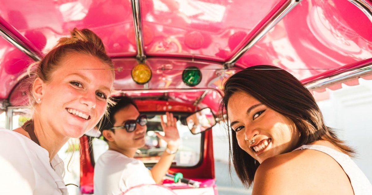 Gamla Bangkoks tempel, marknader och dolda pärlor med Tuk Tuk ...