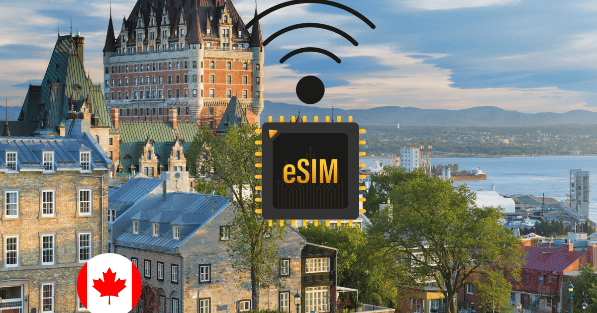eSIM Quebec: Plano de dados de Internet para o Canadá 4G/5G | GetYourGuide