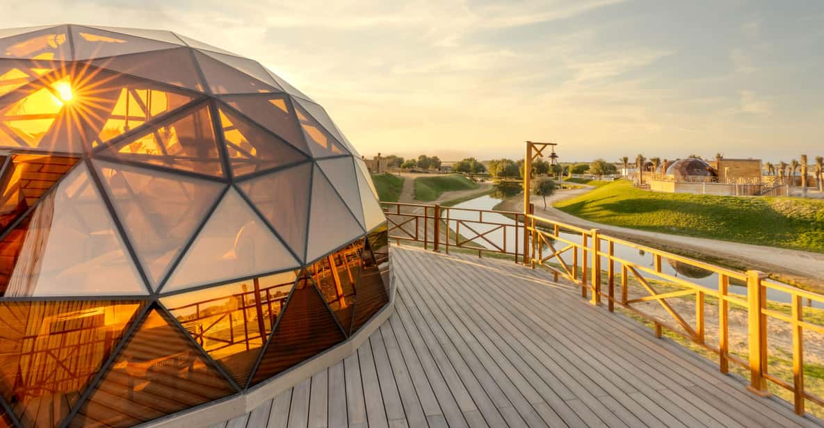 Dubai:Desert Glamping in Al Marmoom Domes& Dining Experience | GetYourGuide