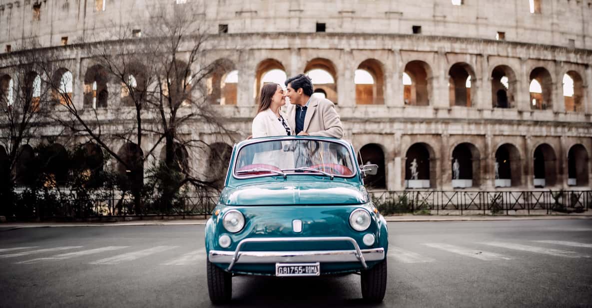 Rome : Fiat 500 Vintage Photo Tour | GetYourGuide
