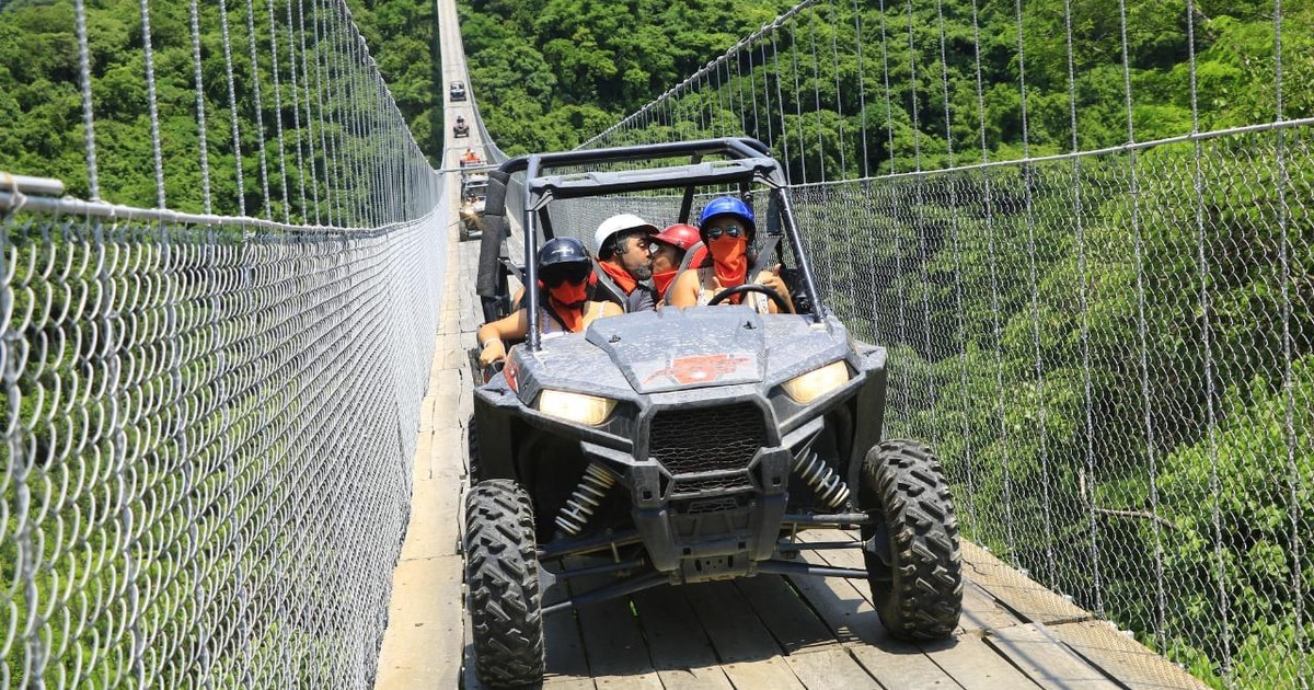 Puerto Vallarta: Jorullo Bridge RZR, Waterfall, Tequila Tour | GetYourGuide