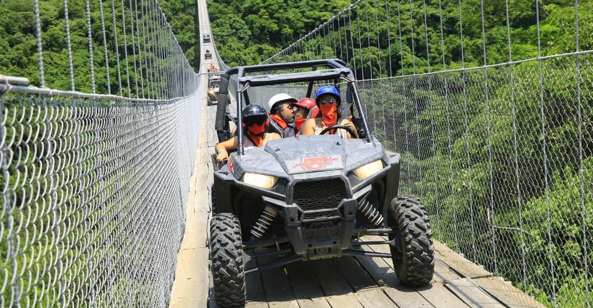 Puerto Vallarta: Jorullo Bridge RZR, Waterfall, Tequila Tour | GetYourGuide