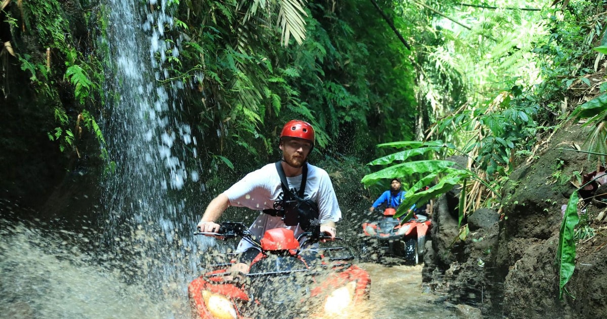Ubud ATV Ride through River, Jungle, Rice Fields, Puddles | GetYourGuide