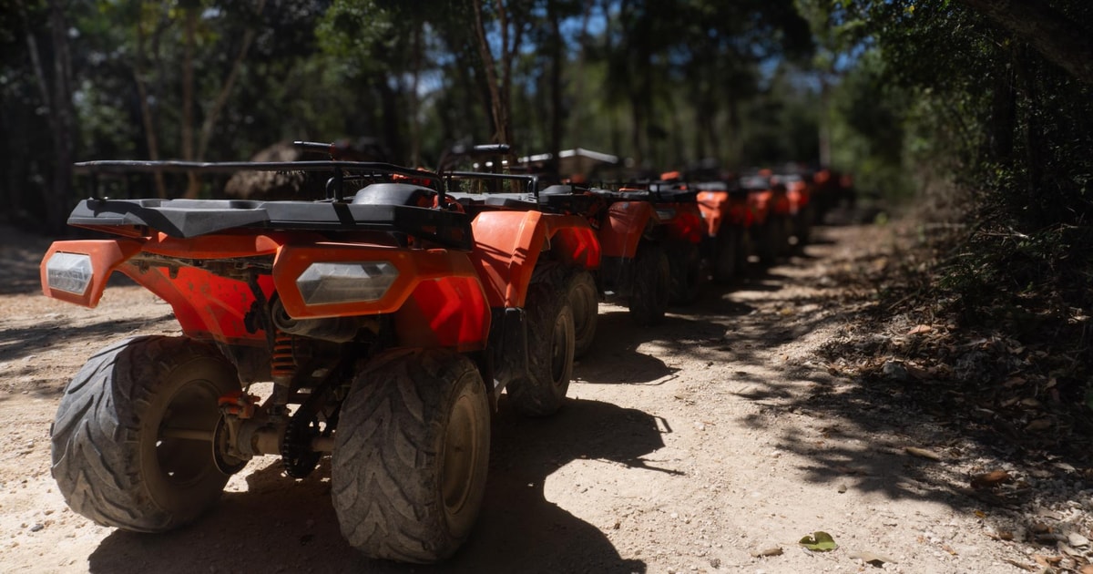 Cancun Adrenaline Rush: ATV, Ziplines & Cenote Thrills! | GetYourGuide