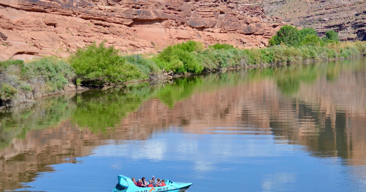 Moab: 2-Hour Scenic Jet Boat Ride on the Colorado River | GetYourGuide