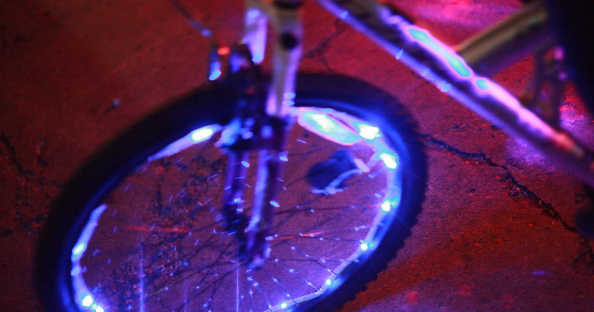Houston: LED Night Light Bike Ride with Music | GetYourGuide