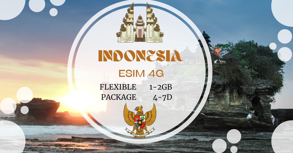 Indonesia: eSIM Mobile Data Plan (QR code) | GetYourGuide