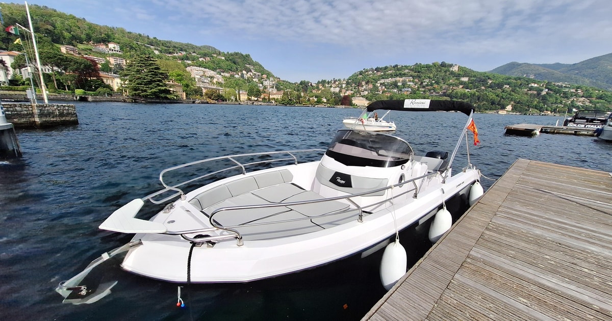 Como Blue Lake - 2 h Boat Tour: up to Nesso Bridge Waterfall | GetYourGuide