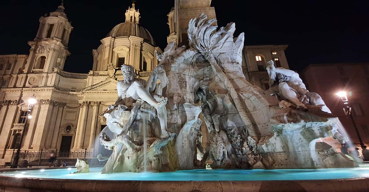 Rome: Trevifontein & andere hoogtepunten rondleiding bij nacht ...