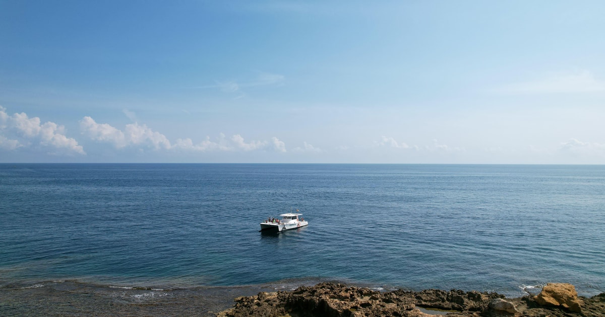 Altea: Catamarán a motor con parada para nadar y comida opcional ...