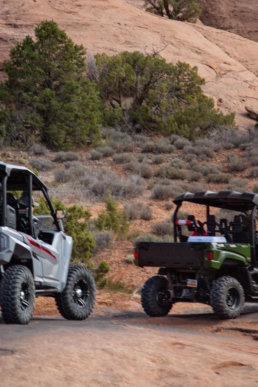 Moab: Self-Driven Guided Sunset UTV Tour to Fins N Things | GetYourGuide