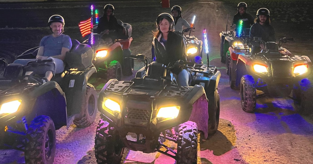 Houston TX 45-Minute Night ATV Riding with Photos Included | GetYourGuide