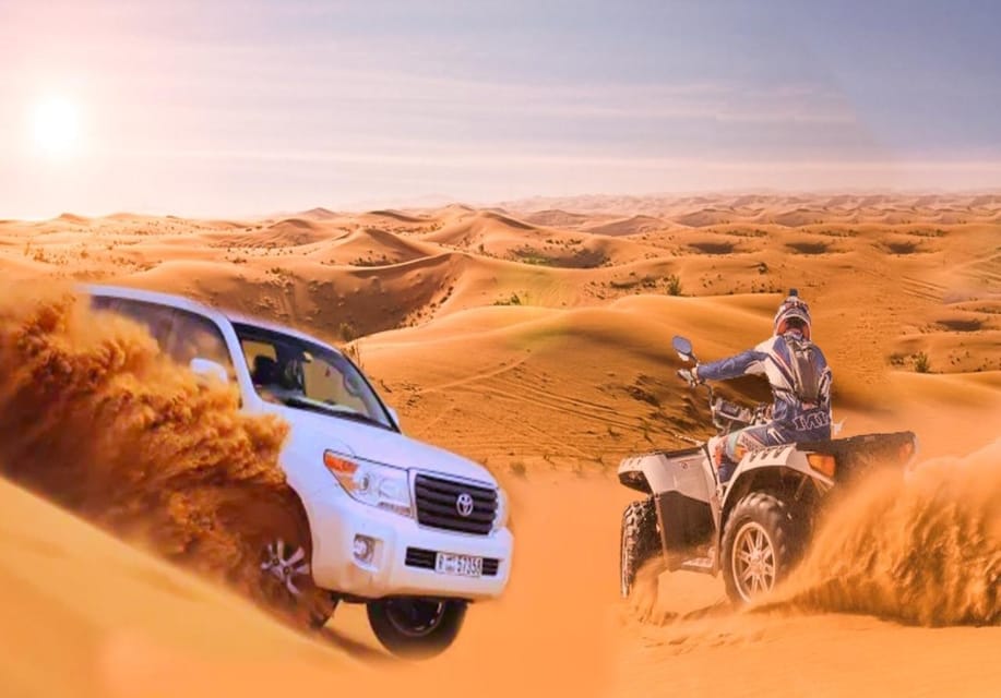 Dubai: Desert Safari Dune Bashing, BBQ, Shows & Camel Ride | GetYourGuide