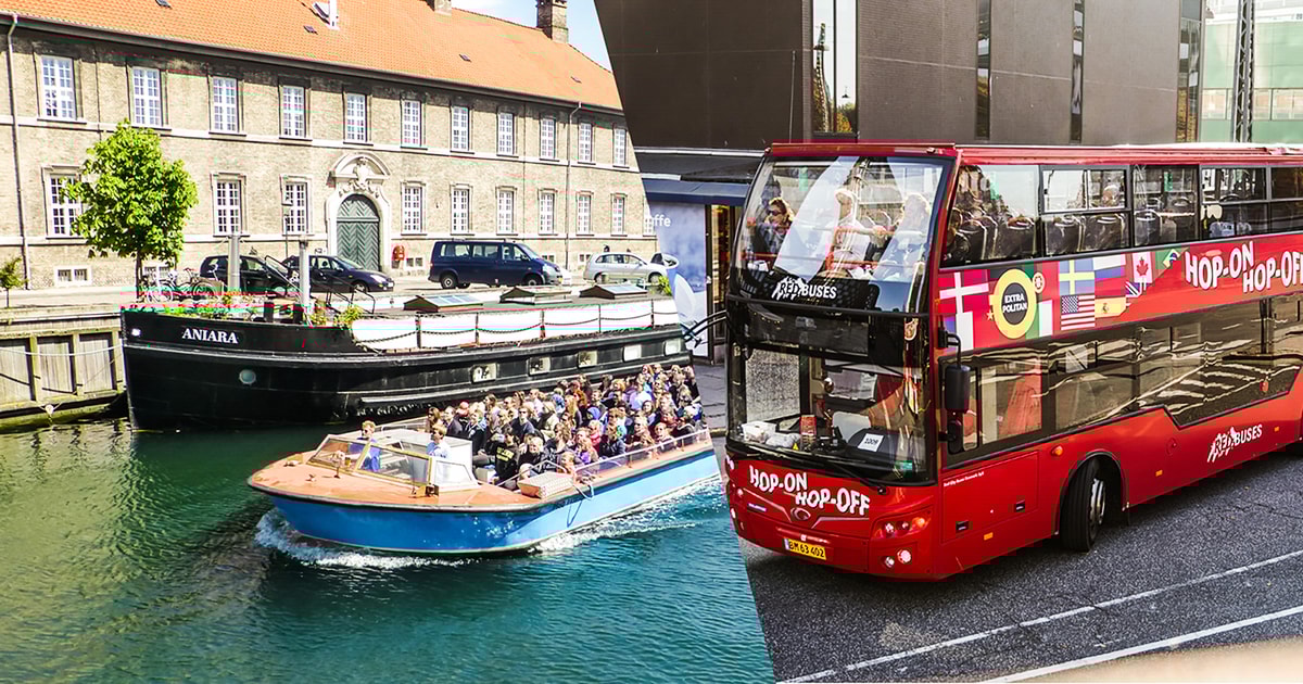Copenhagen: Hop-On Hop-Off Bus Tour with Boat Tour Option | GetYourGuide