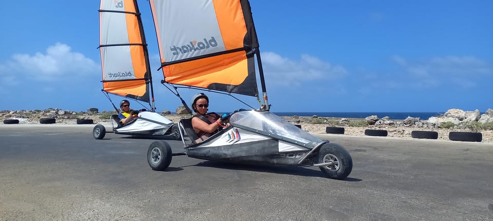 Blokart Landsailing on the shores of the Caribbean Bonaire | GetYourGuide