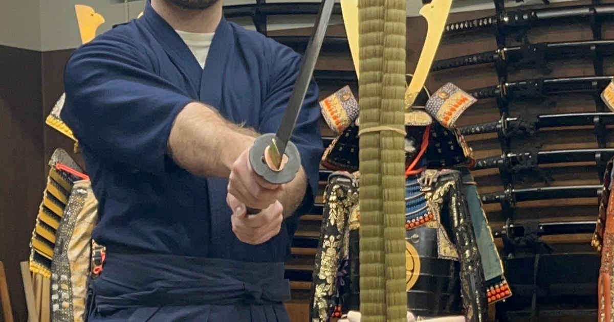 Samurai sword cutting experience | GetYourGuide