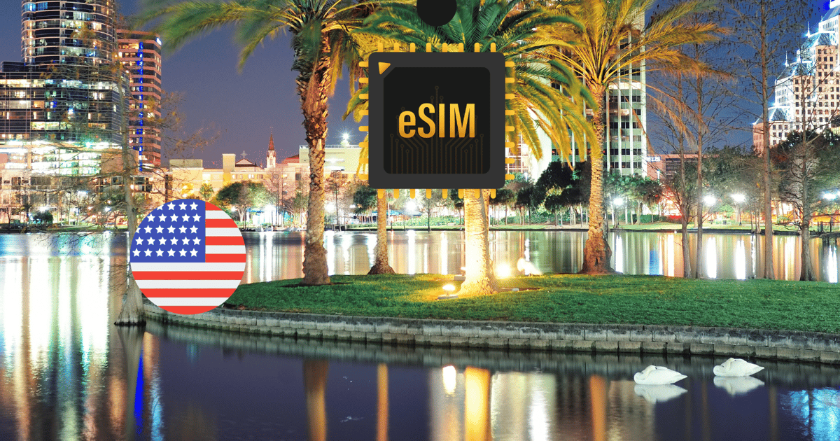 eSIM Orlando: Plano de dados de Internet para EUA 4G/5G | GetYourGuide