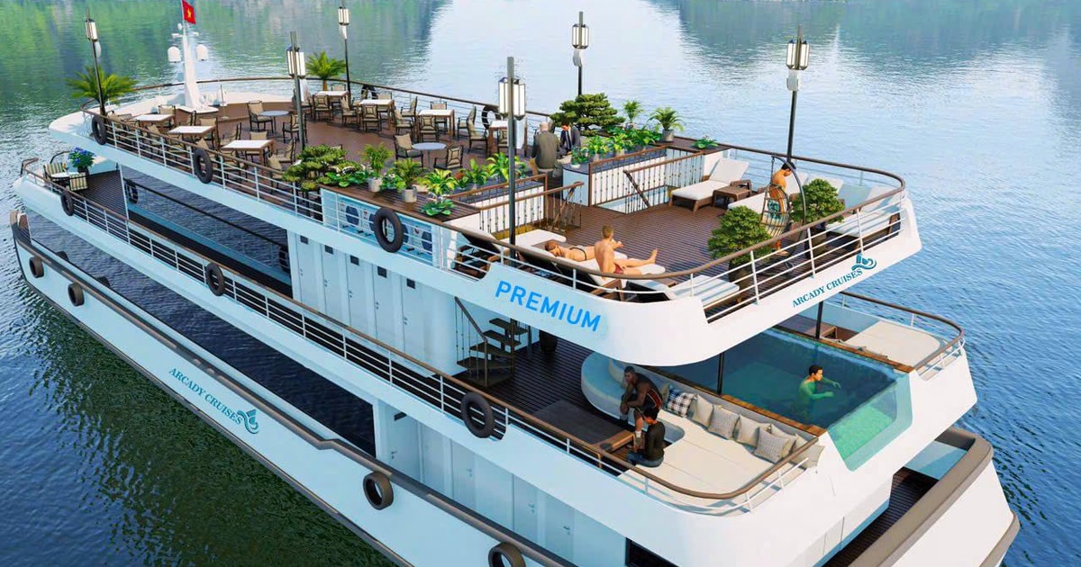 Halong Bay Full Day Tour With 5 Star Arcady Premium Cruise | GetYourGuide