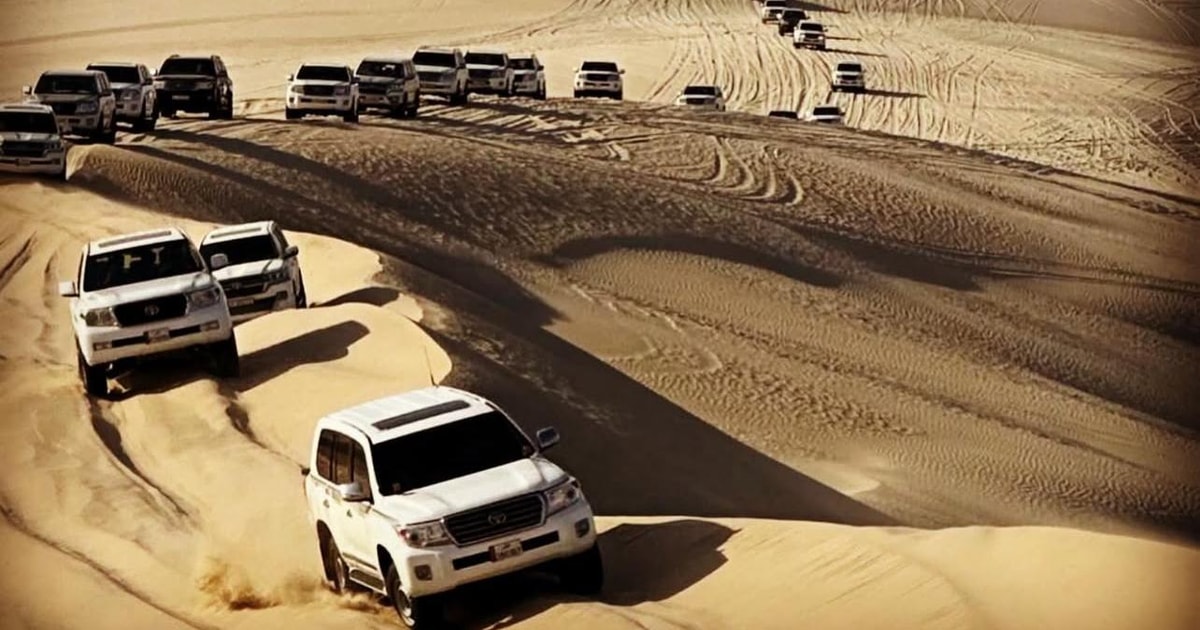 Qatar Desert Safari: Camel Ride, Dune Bashing & Inland Sea | GetYourGuide