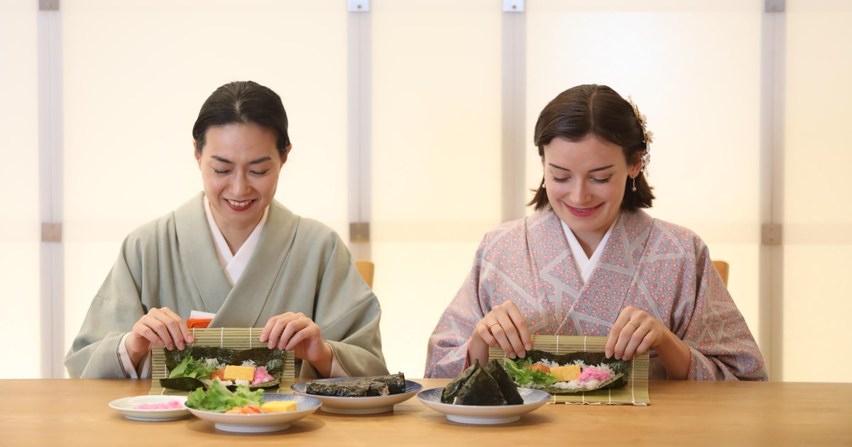 Making hand-rolled sushi & Onigiri at Tokyo’s Koboji Temple | GetYourGuide
