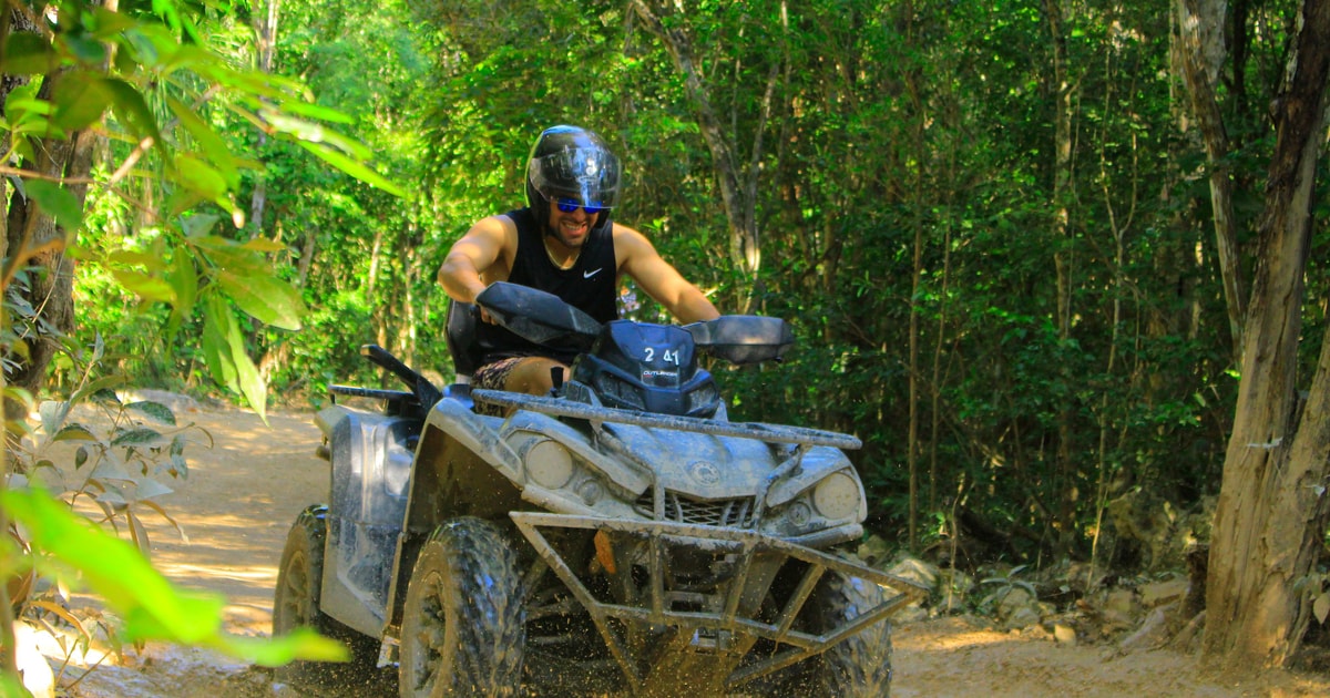 Riviera Maya: ATV Adventures & Catamaran from Cancun | GetYourGuide