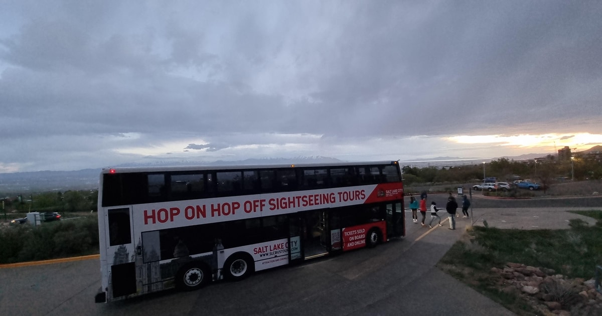SLC Bus Tours Night Tour on a Double-Decker Bus | GetYourGuide