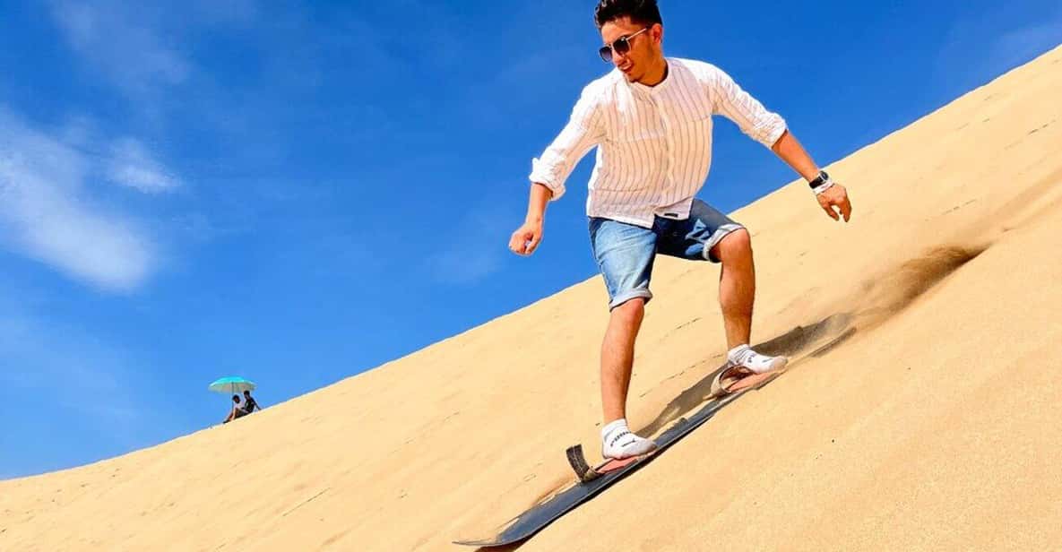 From Agadir or Taghazout: Sahara Desert Sandboarding Tour | GetYourGuide