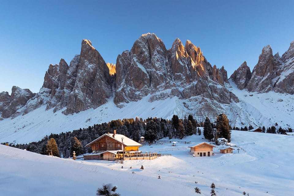 Bolzano Dolomites: Winter Hiking & Sledding Experience | GetYourGuide