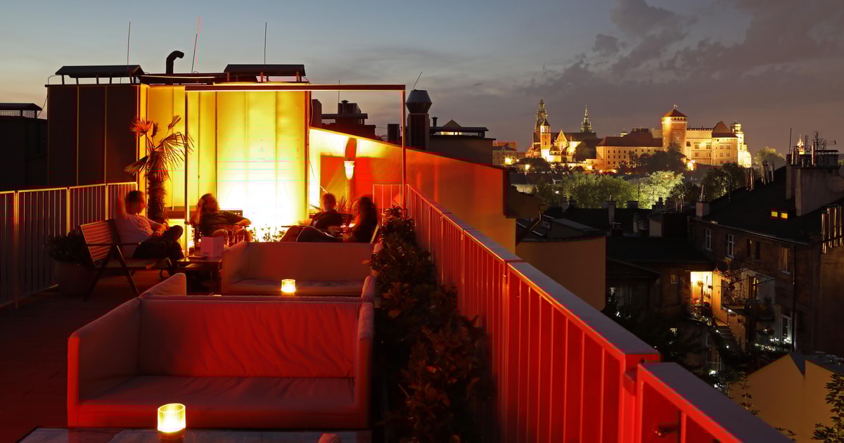 Krakow: Hidden Rooftop Bar Reservation with 1 Cocktail | GetYourGuide