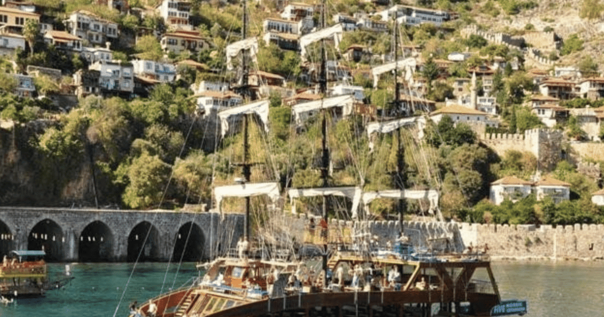 Alanya: Catamaran Boat Tour with Swimming and Snorkeling | GetYourGuide