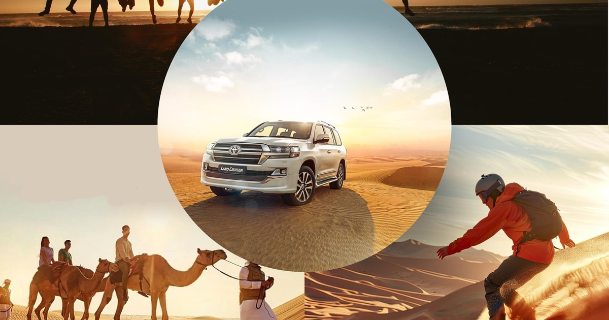 Doha Desert Safari, Sandboarding, Camel Ride and Inland sea | GetYourGuide
