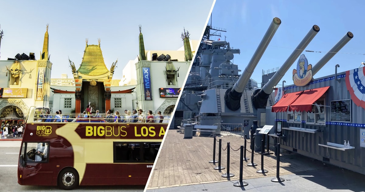 Los Angeles: Hop-On Hop-Off Bus & USS Iowa Museum Entry | GetYourGuide