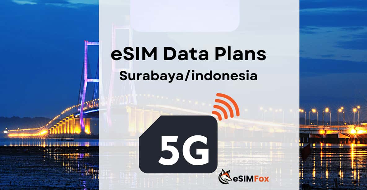 泗水：印度尼西亚高速 eSIM 互联网数据计划 | GetYourGuide