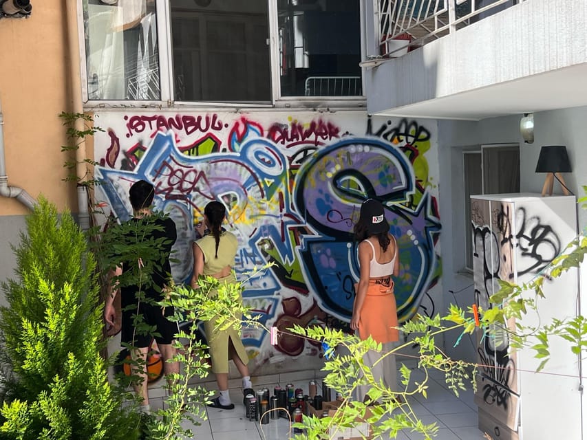 Graffiti Art Workshop with Locals at an Istanbul Home Garden | GetYourGuide